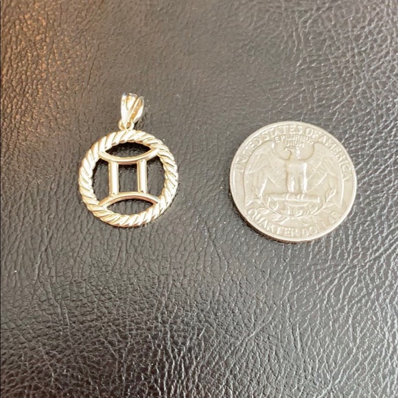 Element Shine | Jewelry | K Real Solid Gold Gemini Zodiac Sign Necklace ...